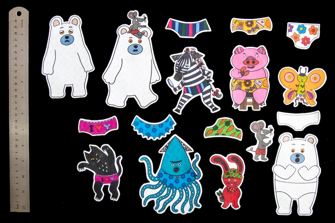 Polar Bear's Underwear Felt Story Set - Etsy