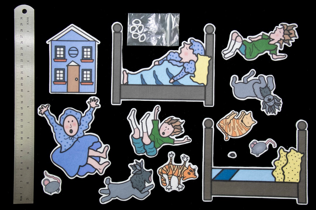 The Napping House Felt Story Set - Etsy