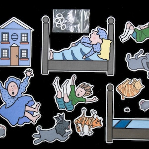 The Napping House Felt Story Set - Etsy