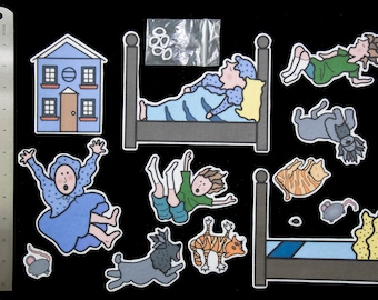 The Napping House Felt Story Set - Etsy