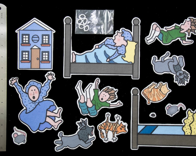 The Napping House Felt Story Set - Etsy