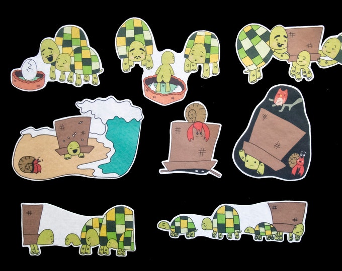 Tiny Tim the Turtle Downloadable PDF File to Make Felt Pieces for a ...