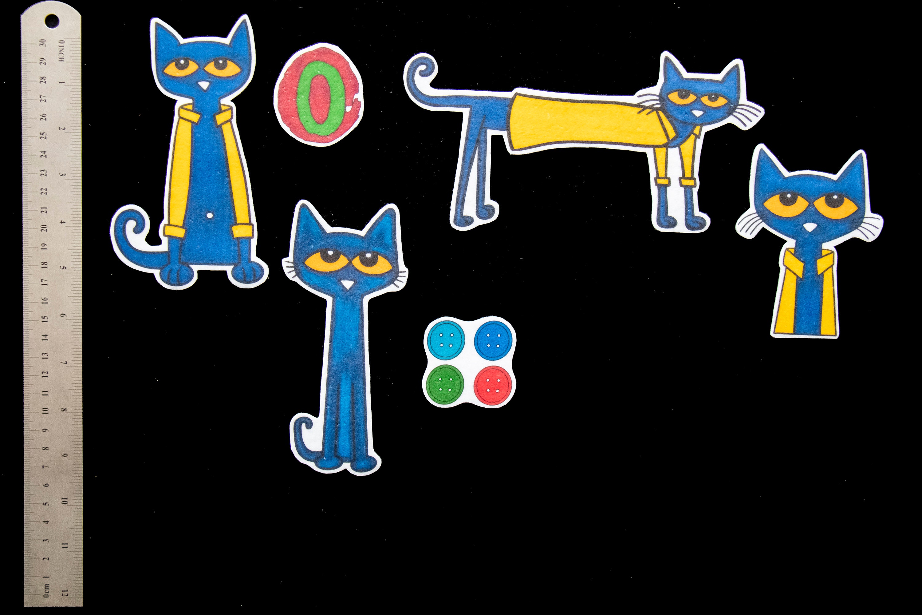 Pete the Cat and His Four Groovy Buttons Felt Story Set - Etsy Canada