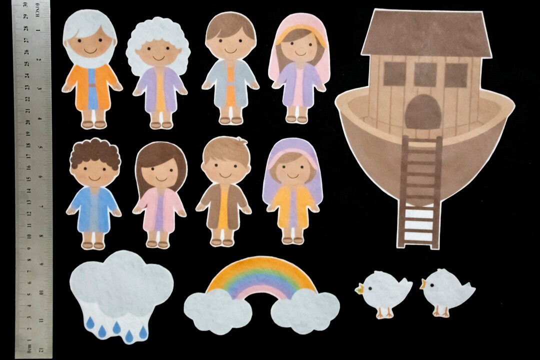 Noah's Ark Felt Board Set - Etsy