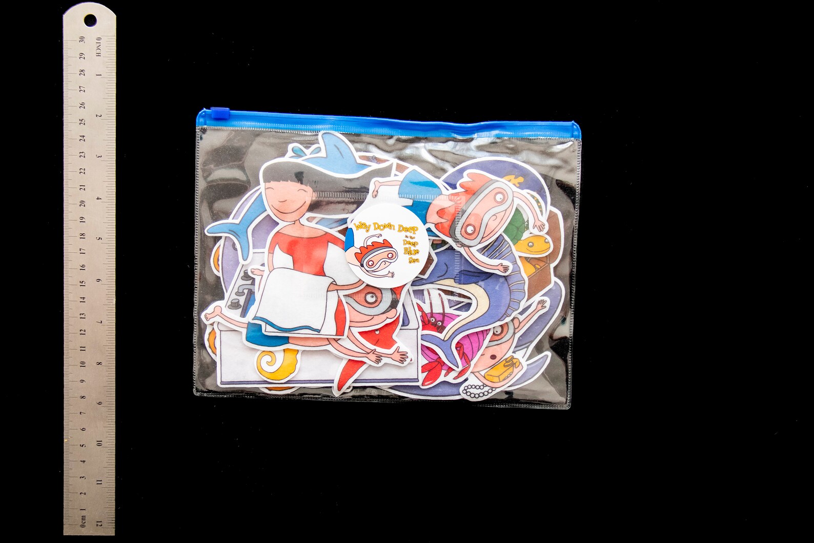 Way Down Deep in the Deep Blue Sea Felt Story Set - Etsy