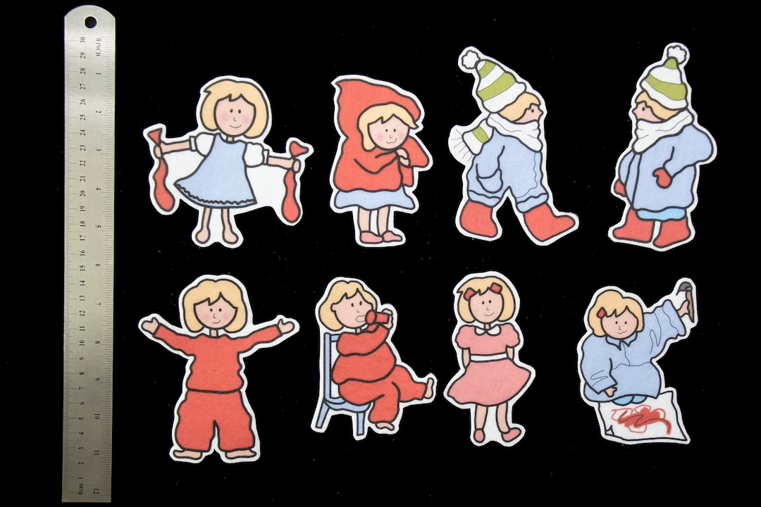 Red is Best Felt Story Set - Etsy