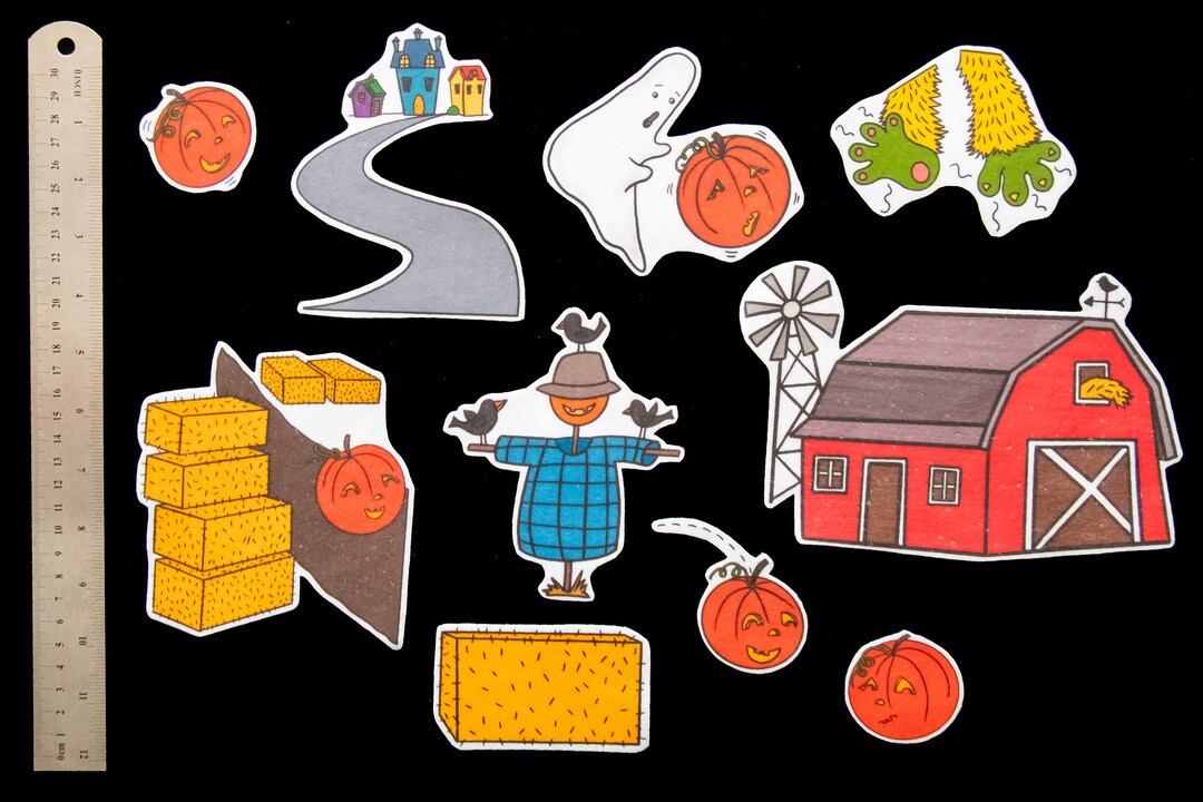 The Itsy Bitsy Pumpkin Felt Story Set - Etsy