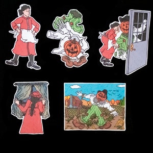 The Little Old Lady Who Wasn't Afraid of Anything Felt Story Set - Etsy