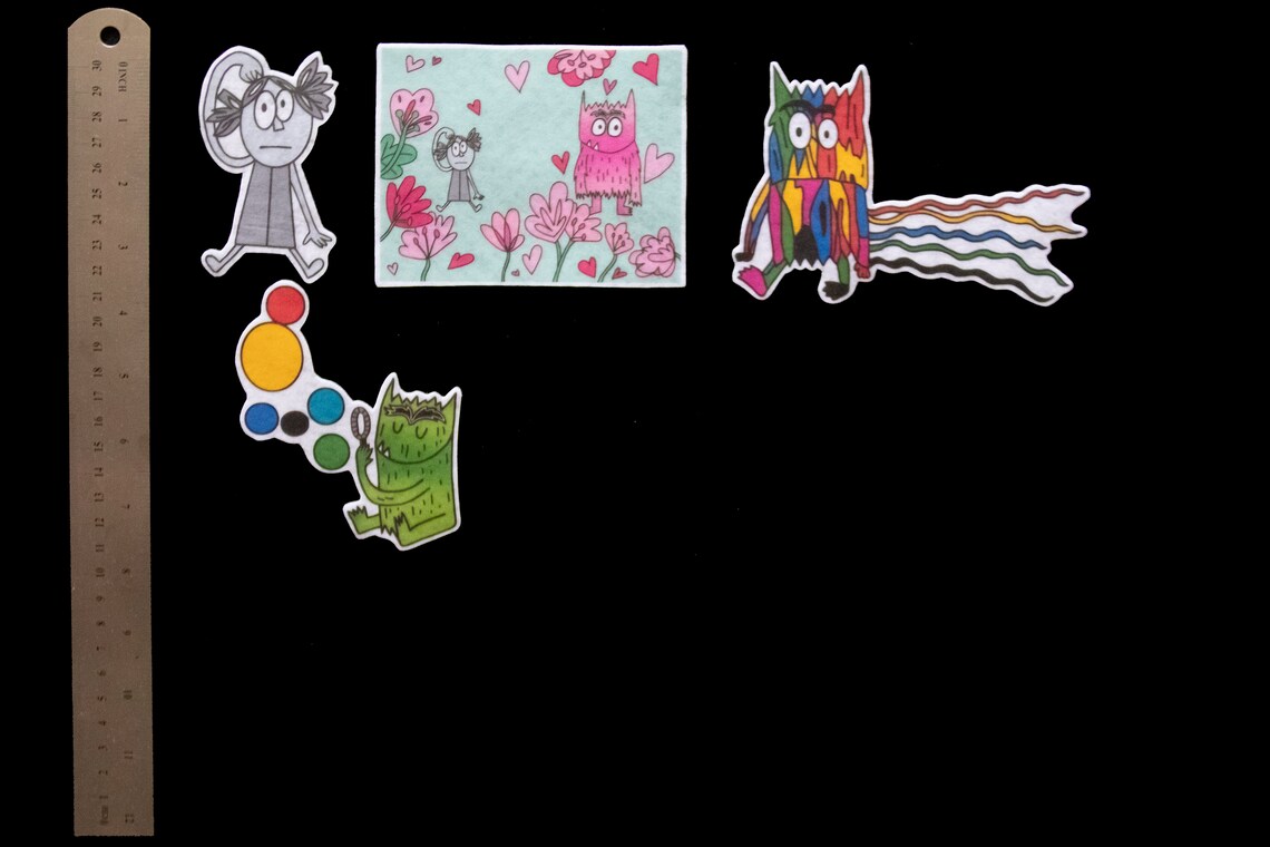 The Color Monster Felt Story Set - Etsy