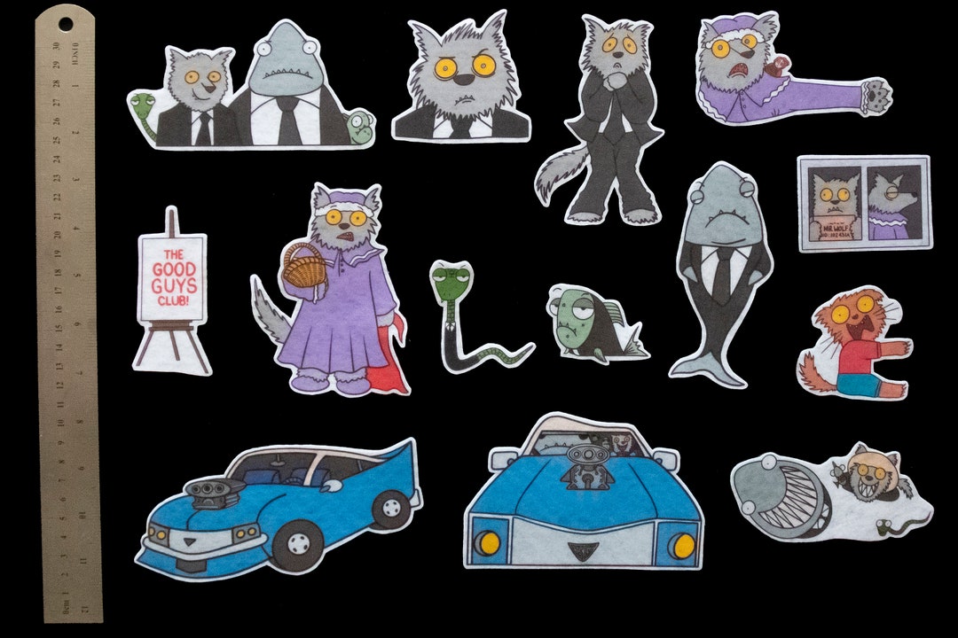 Bad Guys Felt Story Set - Etsy