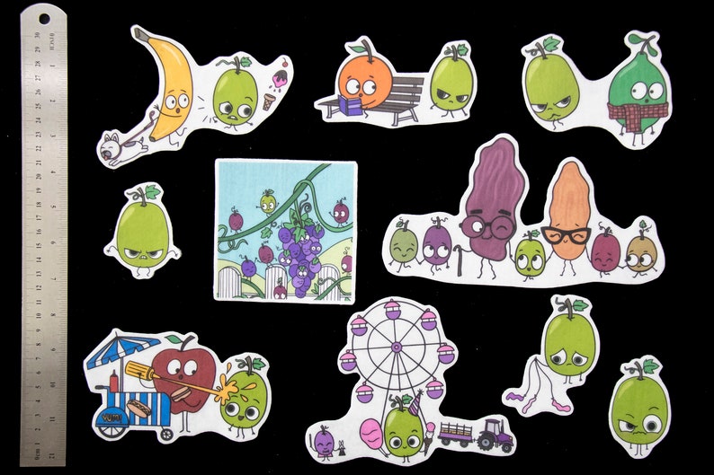 The Sour Grape Felt Story Set - Etsy