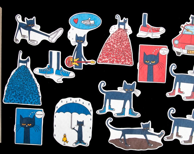 Pete the Cat Loves His White Shoes Felt Story Set - Etsy