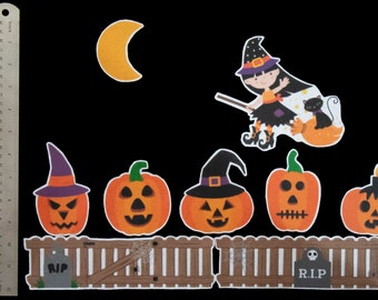 5 Little Pumpkins Felt Board Story // Flannel Board Pieces // Pretend ...