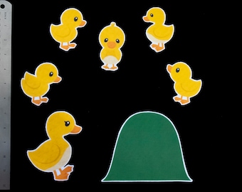 5 Little Ducks Felt / Flannel Board Set - Etsy