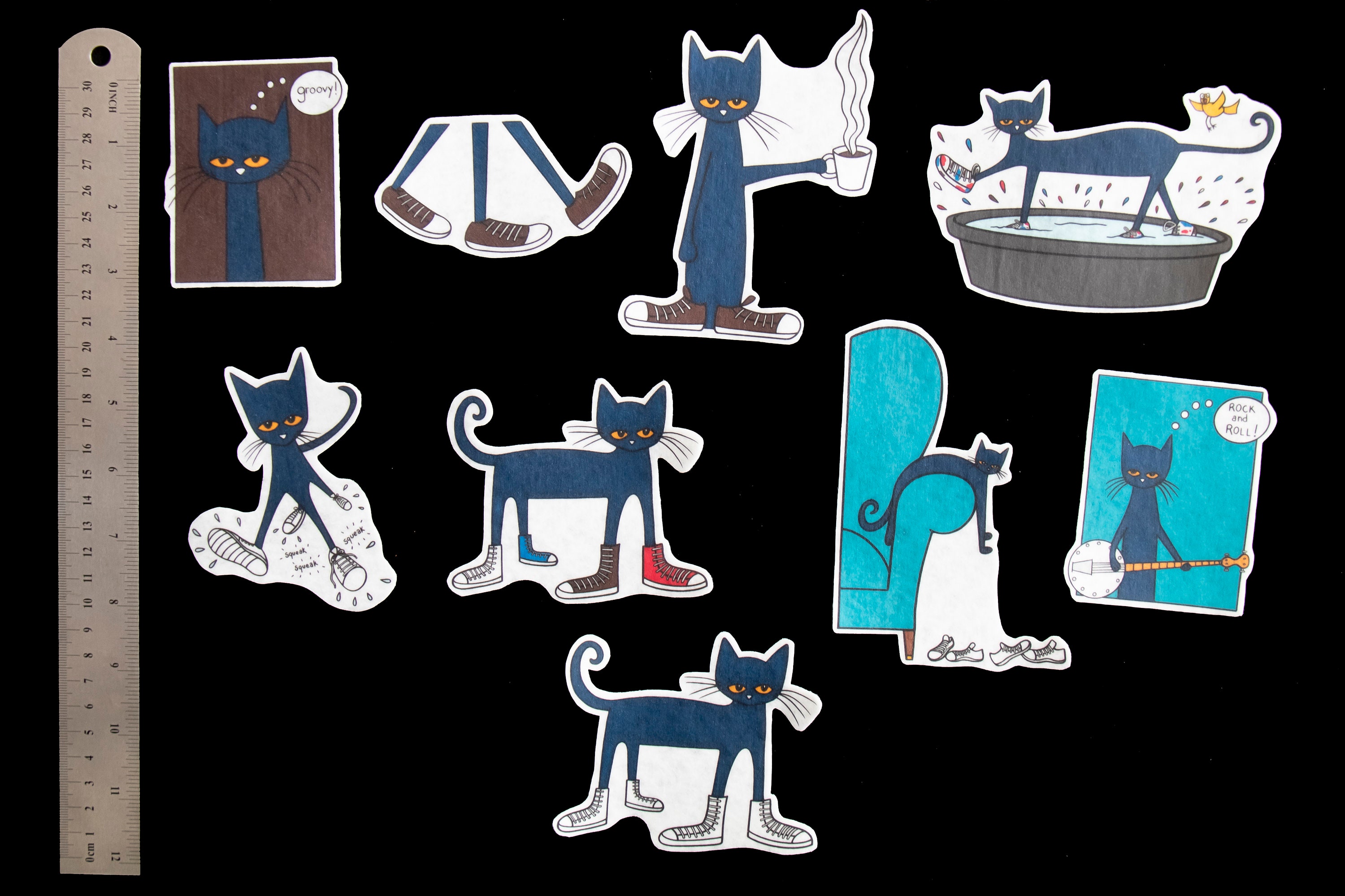 Pete the Cat Loves His White Shoes Felt Story Set - Etsy