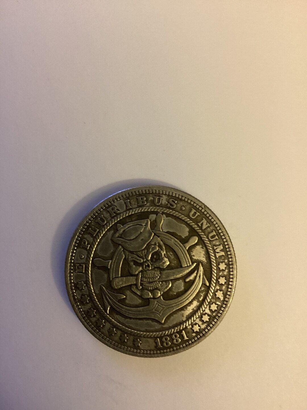 Zombie Hobo Coin Sailor Skull. Not Real for Entertainment Only - Etsy