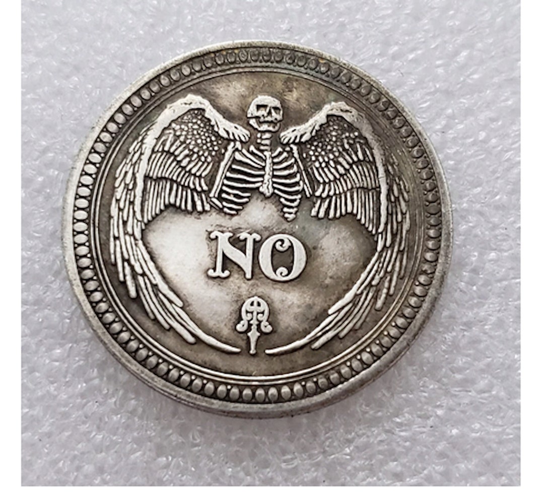 Yes or No Ouija Gothic Prediction Decision Coin. Comes in Plastic ...