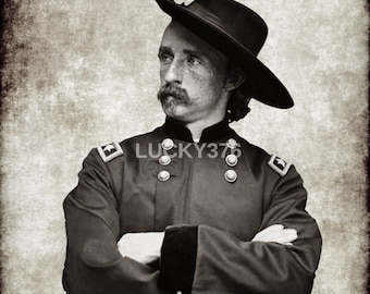 Major General George Armstrong Custer 1865 Print Poster - Etsy
