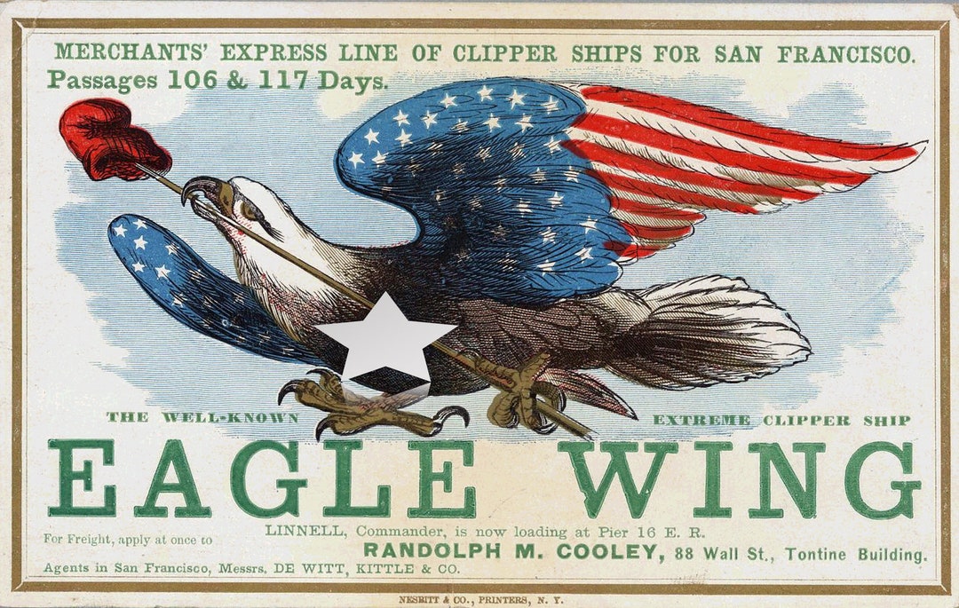 Eagle Wing Clipper Ad. - Etsy