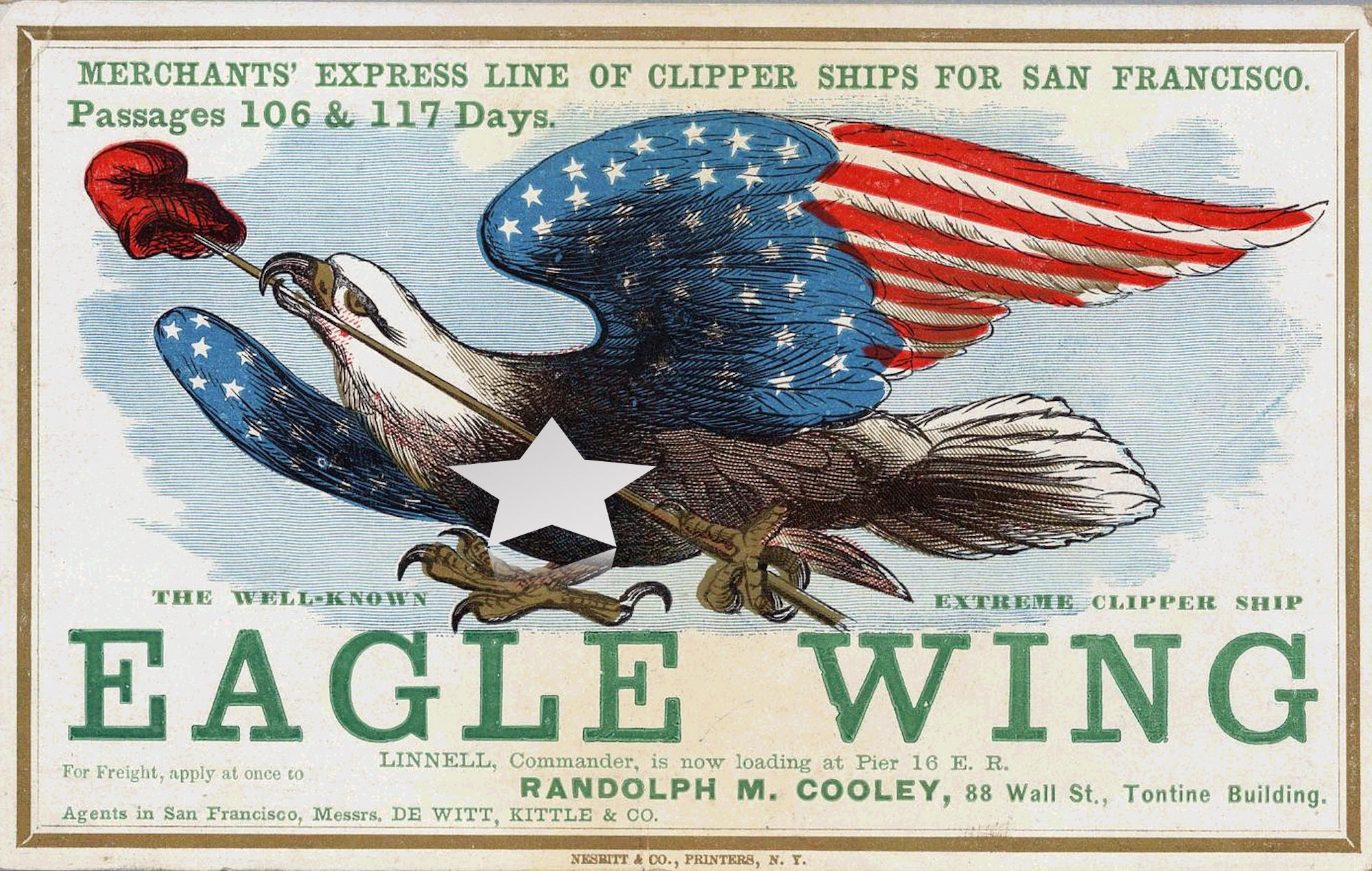 Eagle Wing Clipper Ad. - Etsy