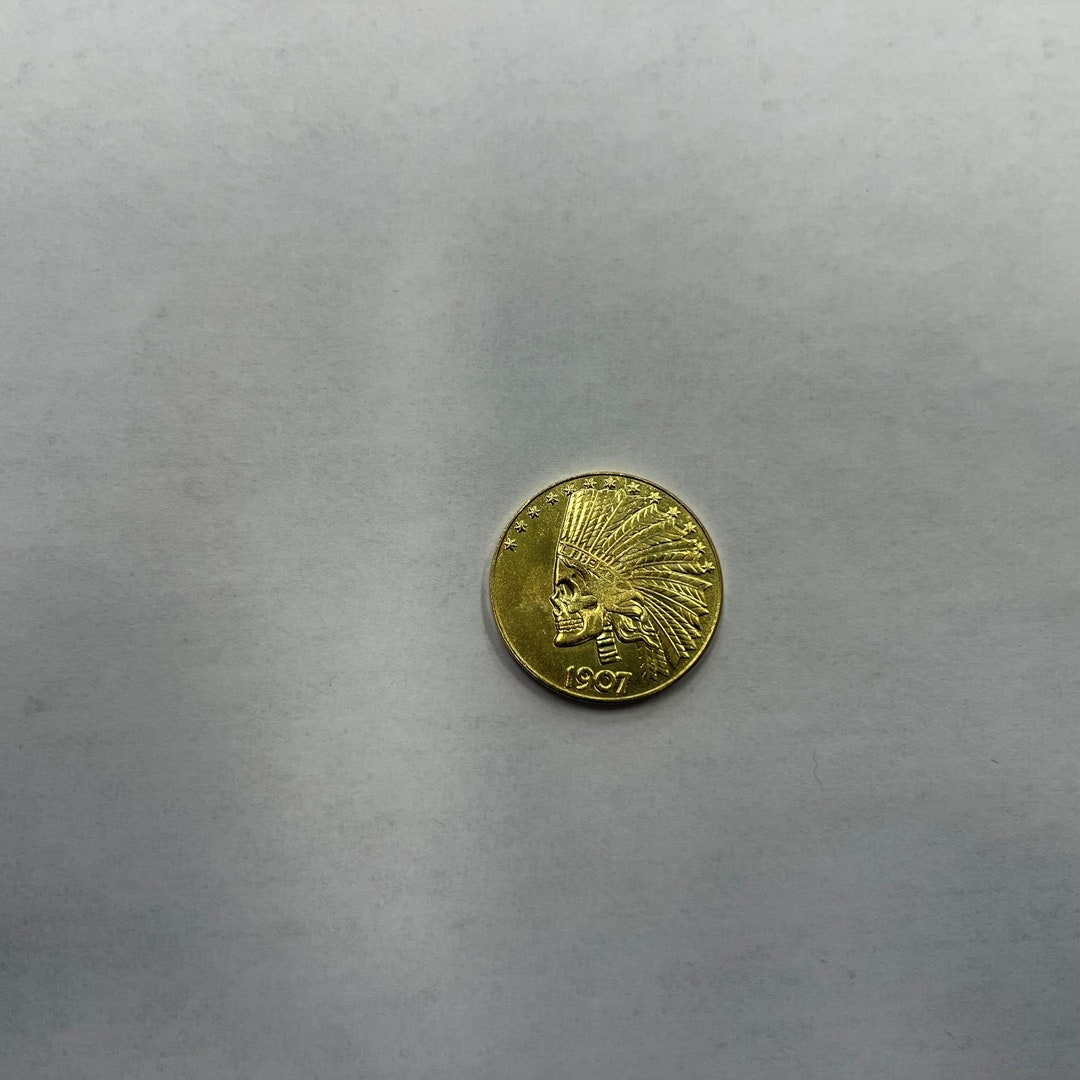 Zombie Ten Dollar Gold Fantasy Coin/ Novelty - Etsy