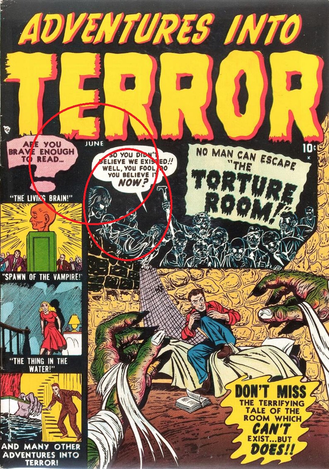 Horror Comic Book Cover - Etsy