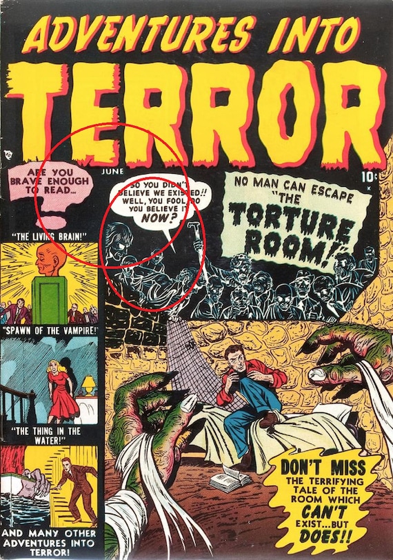Horror Comic Book Cover | Etsy