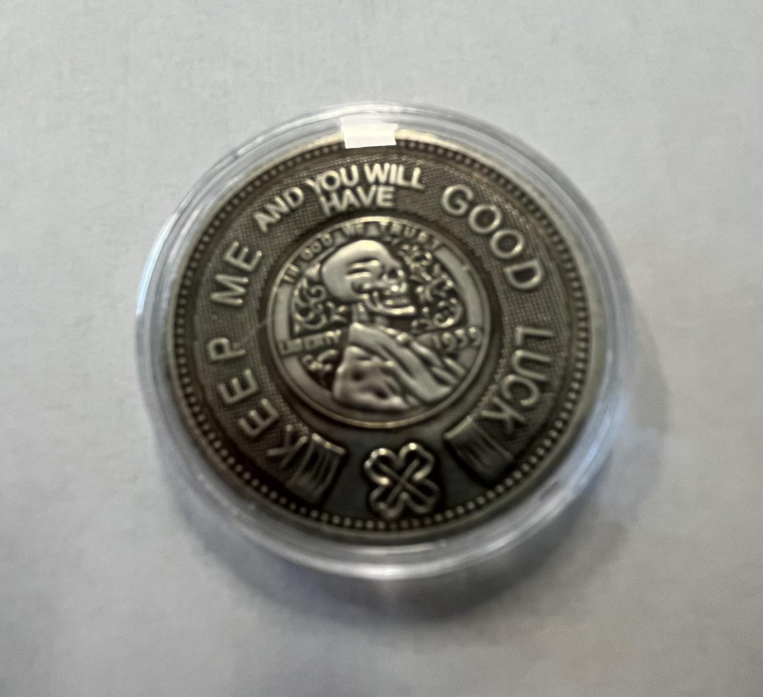 Lucky Coin Grim Reaper Coin . Not Real for Entertainment Only - Etsy