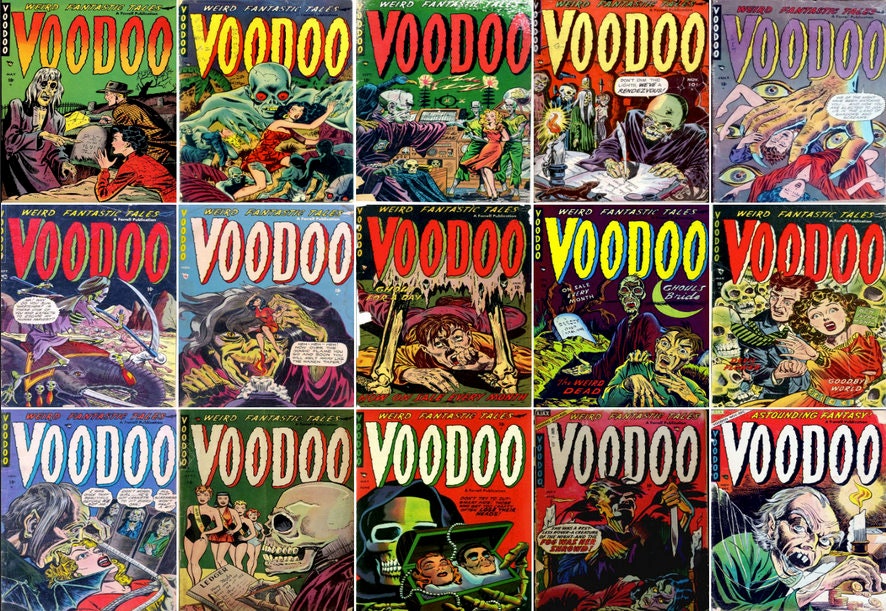 Voodoo Comics 1952 1954 PDF Form Digital Comics Download Link Provided ...