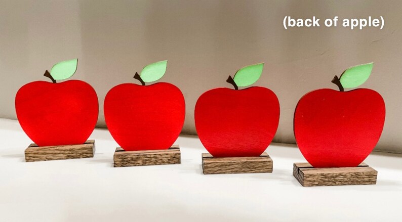Personalized Wooden Teacher Apples Classroom Decor Teacher - Etsy