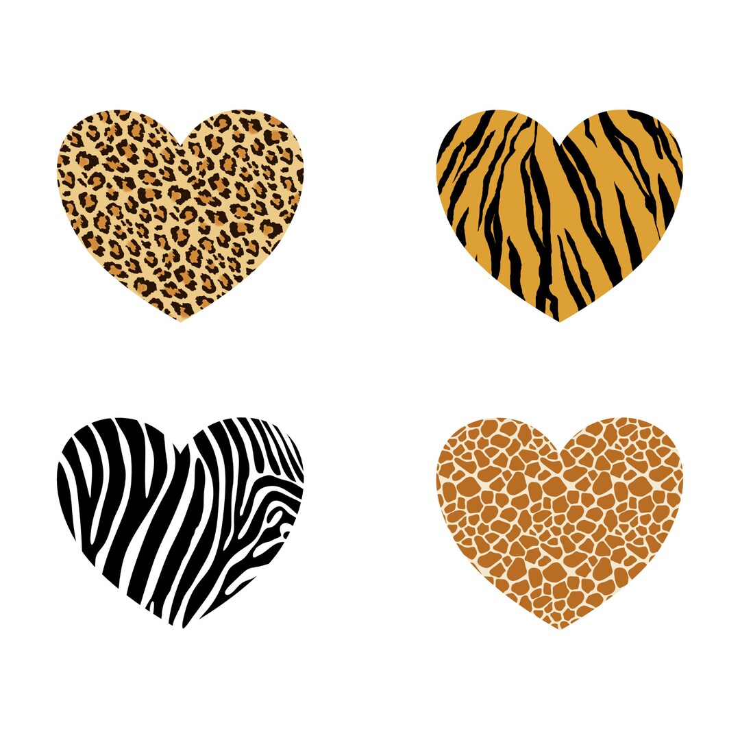 Animal Print Png Leopard Heart Png Pattern Print Png Tiger Stripes Png ...