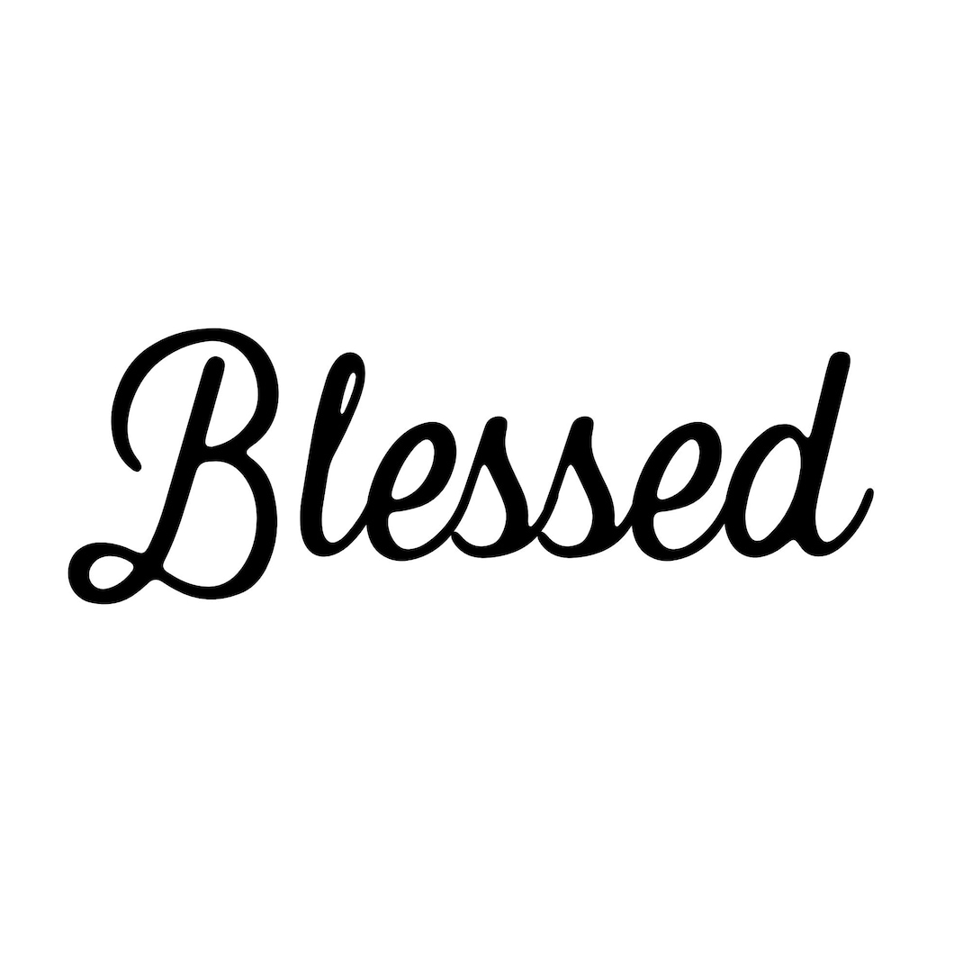 Blessed SVG Blessed Png - Etsy