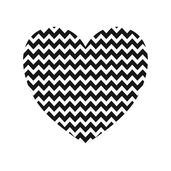 Chevron Pattern Heart Svg Chevron Pattern Heart Png Valentines | Etsy
