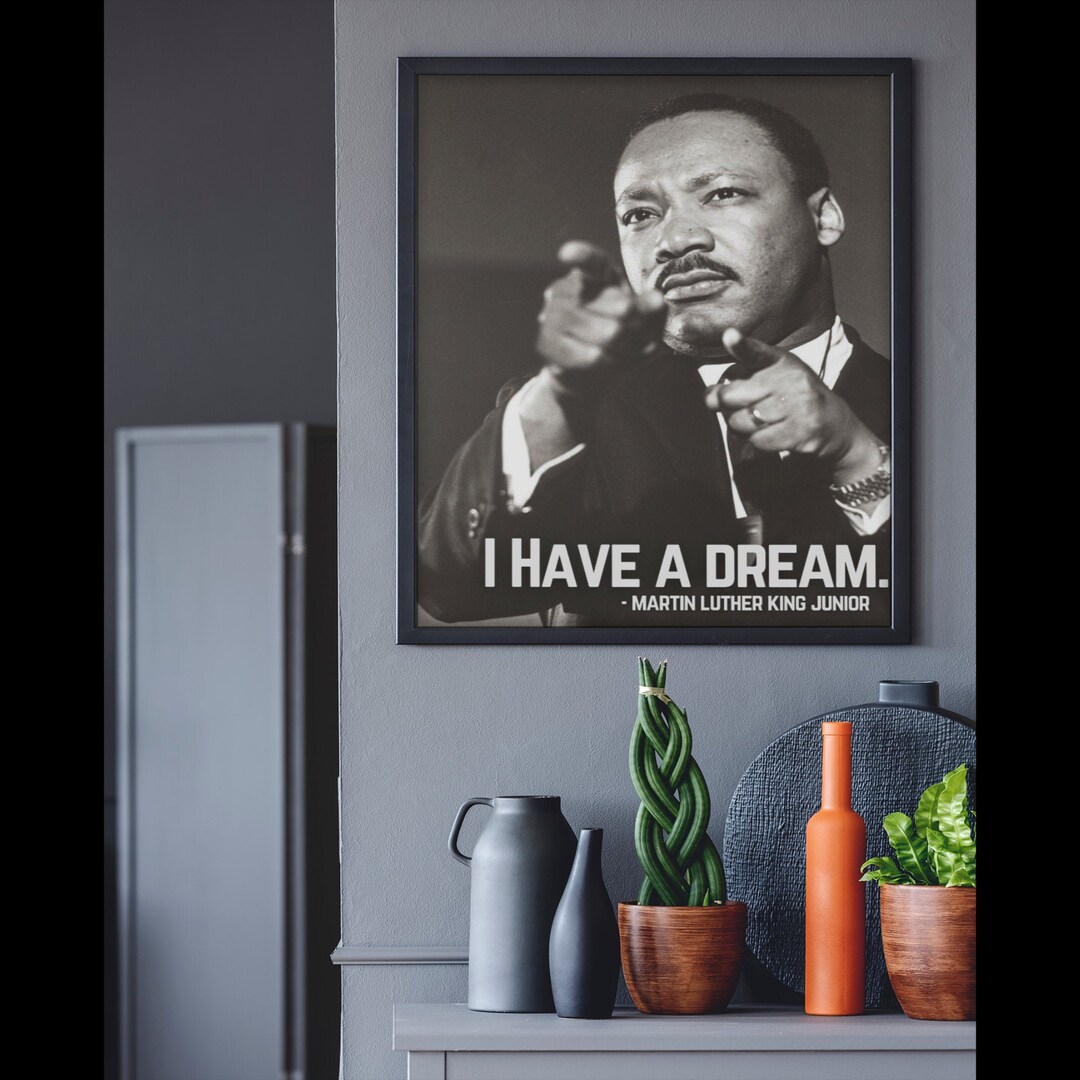 Martin Luther King Jr Printable Poster I Have a Dream Mlk Instant ...