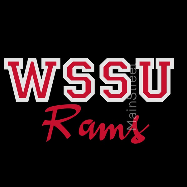 Wssu Svg File - Etsy