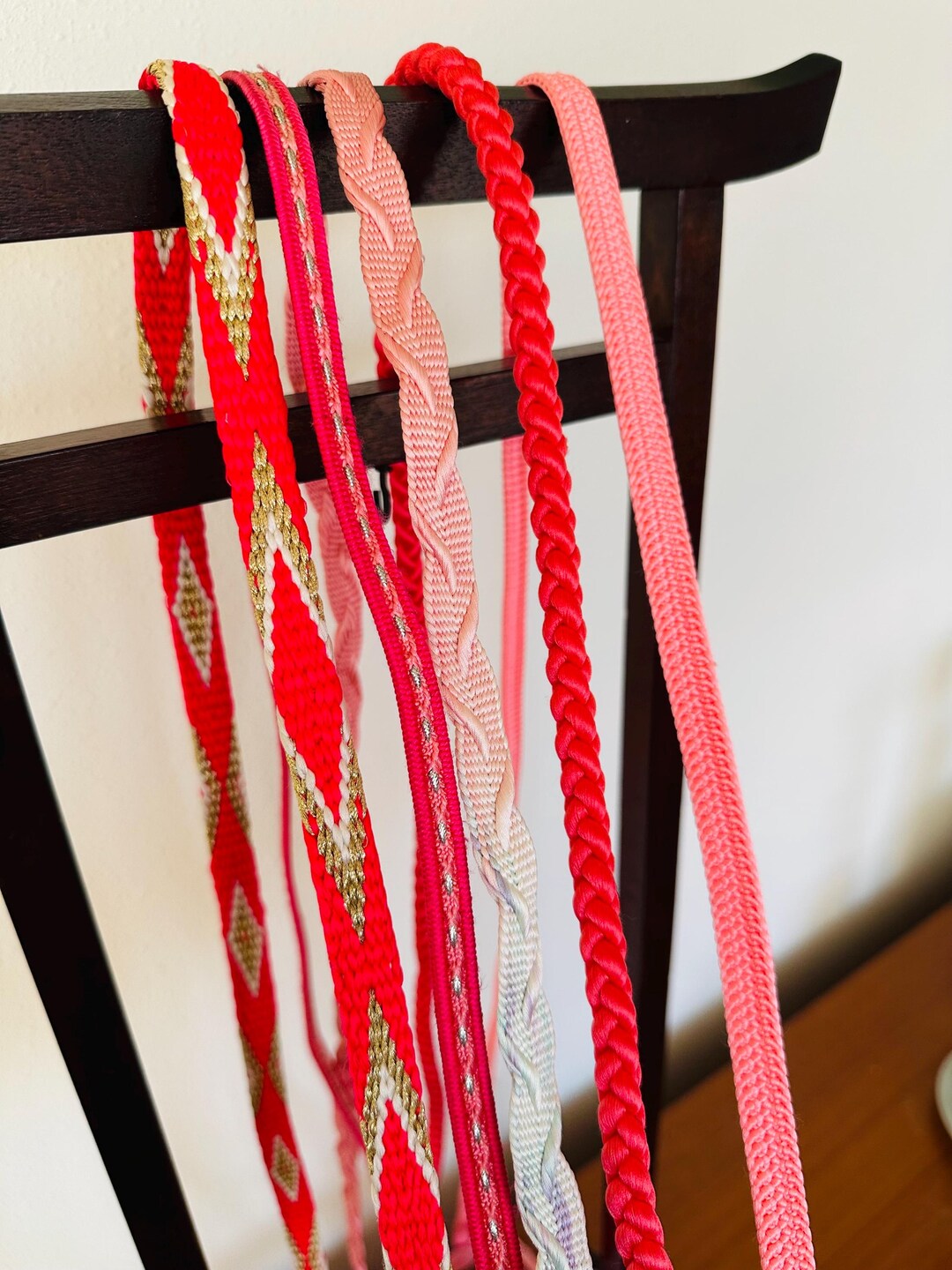 Japanese Vintage Obijime Strings Kimono Cord SET OF 5 - Etsy