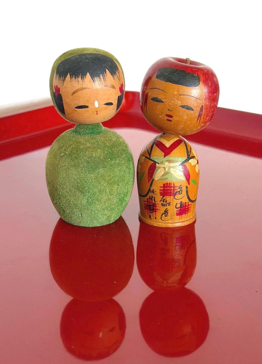 Mini Kokeshi Dolls Japanese Vintage Folk Art - Etsy