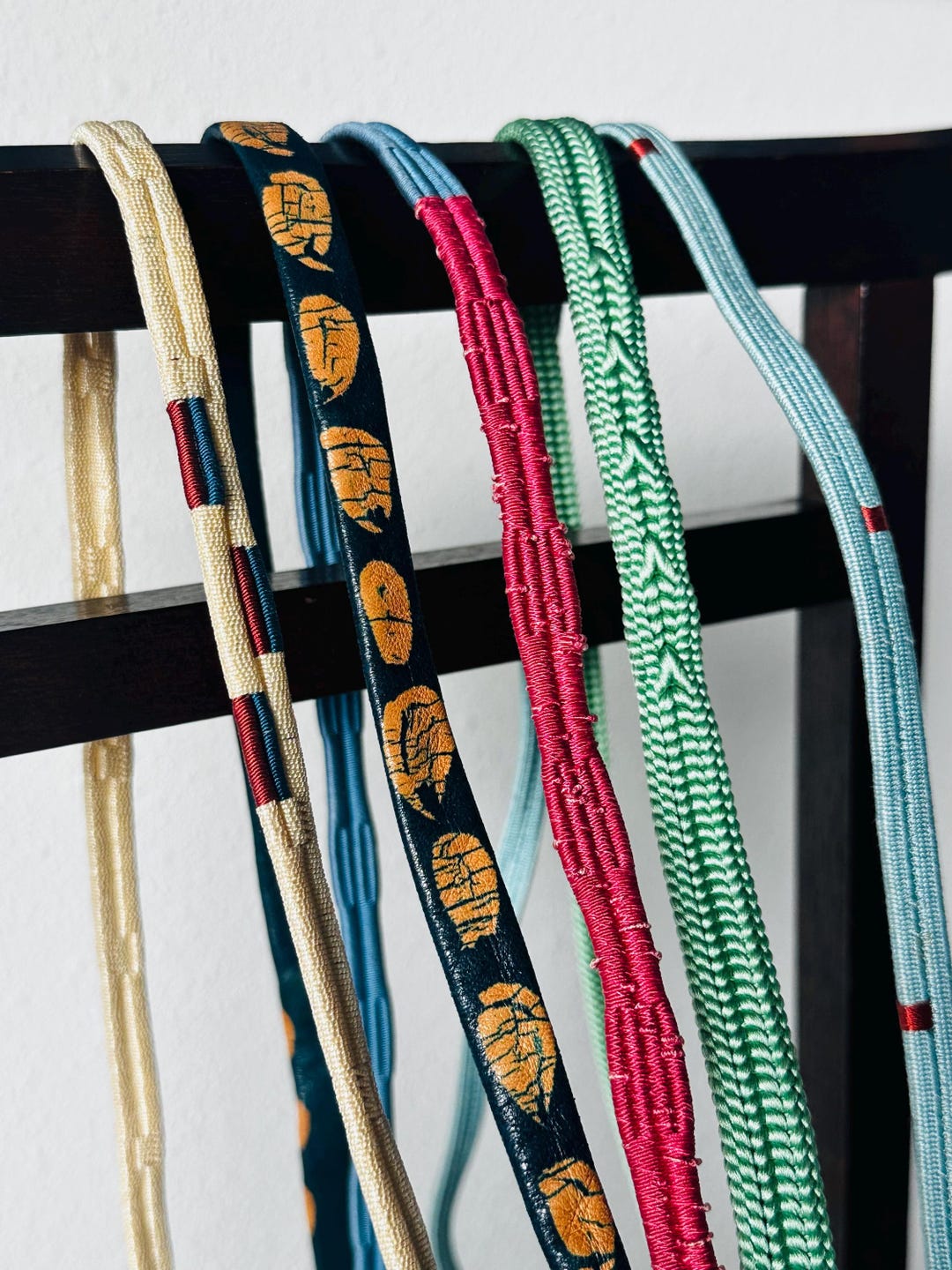 Japanese Vintage Obijime Strings Kimono Cord SET OF 5 - Etsy