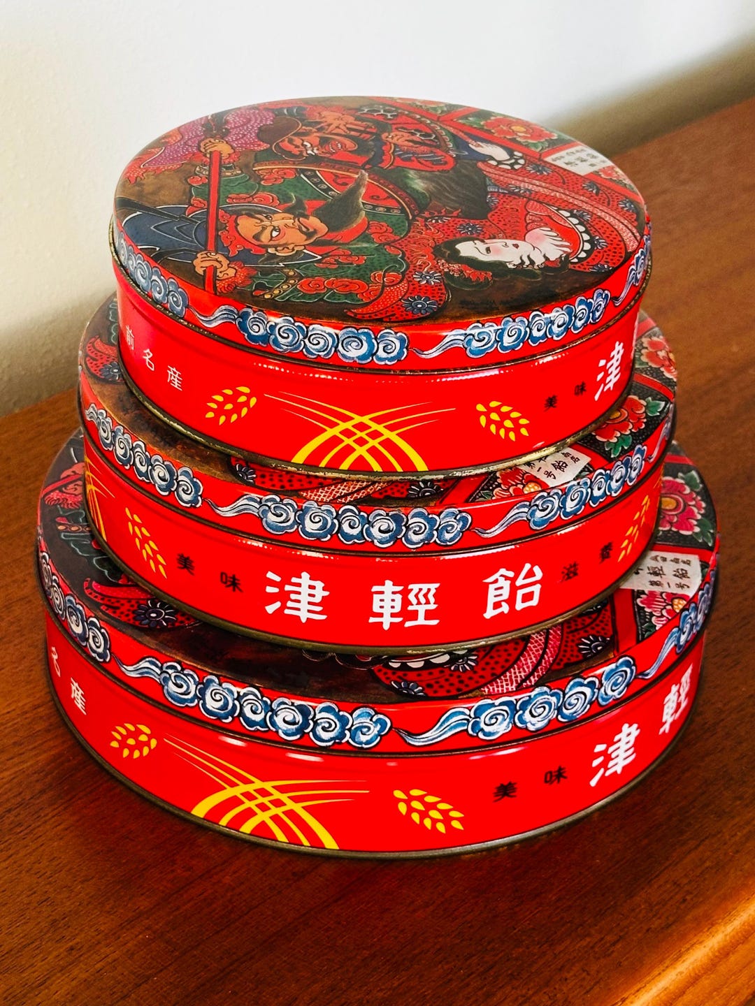Vintage Japanese Tsugaru Candy Tins Set of 3 - Etsy