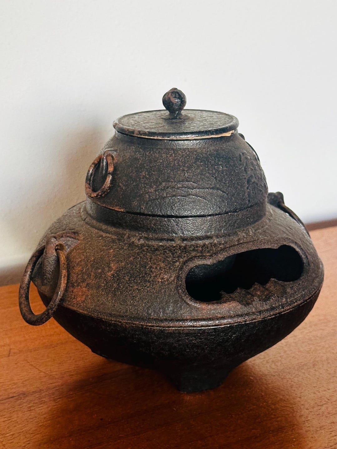 Japanese Vintage Iron Tea Pot Chagama Tea Ceremony - Etsy