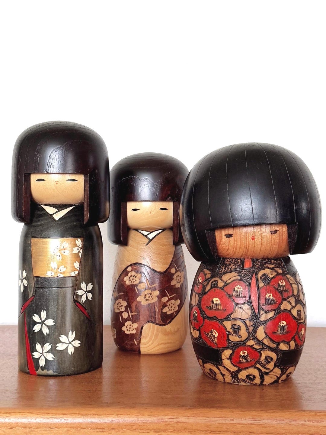 Creative Kokeshi Dolls Japanese Vintage Sold Individually Folk Art - Etsy