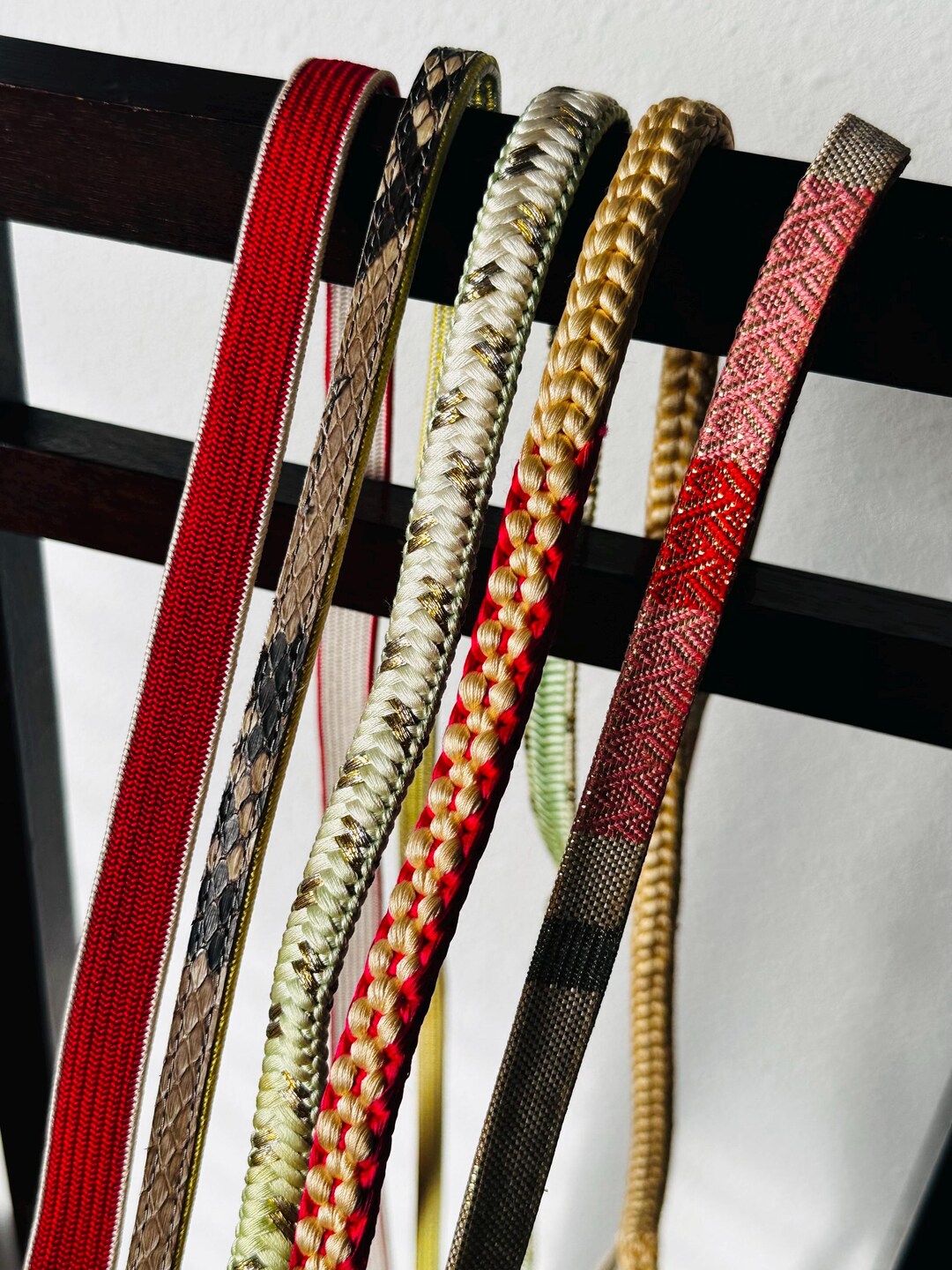 Japanese Vintage Obijime Strings Kimono Cord SET OF 5 - Etsy