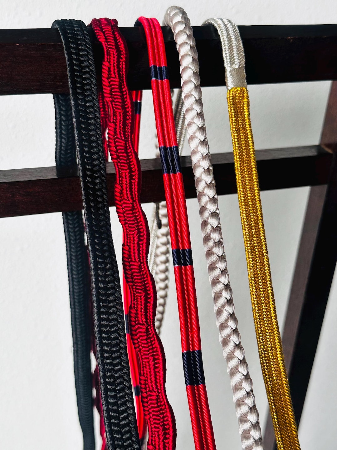 Japanese Vintage Obijime Strings Kimono Cord SET OF 5 - Etsy