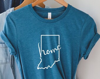 Indiana State Shirt - Etsy