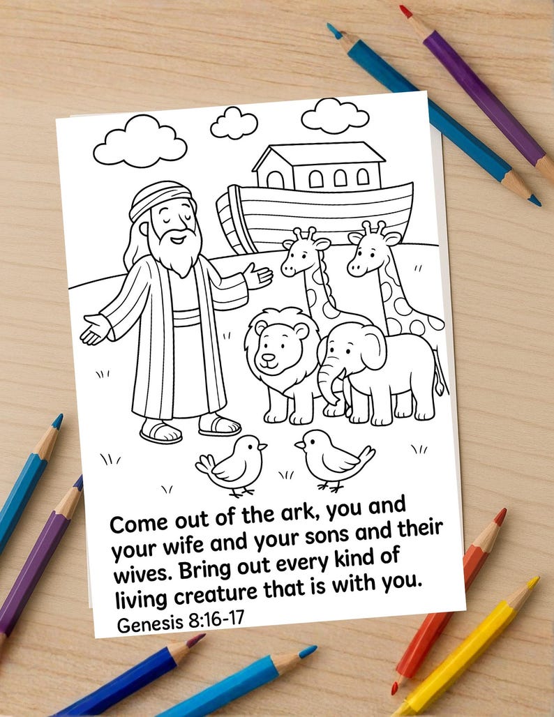 Noah's Ark Kids Activity Pack | Bible Story | Homeschool | Sunday ...