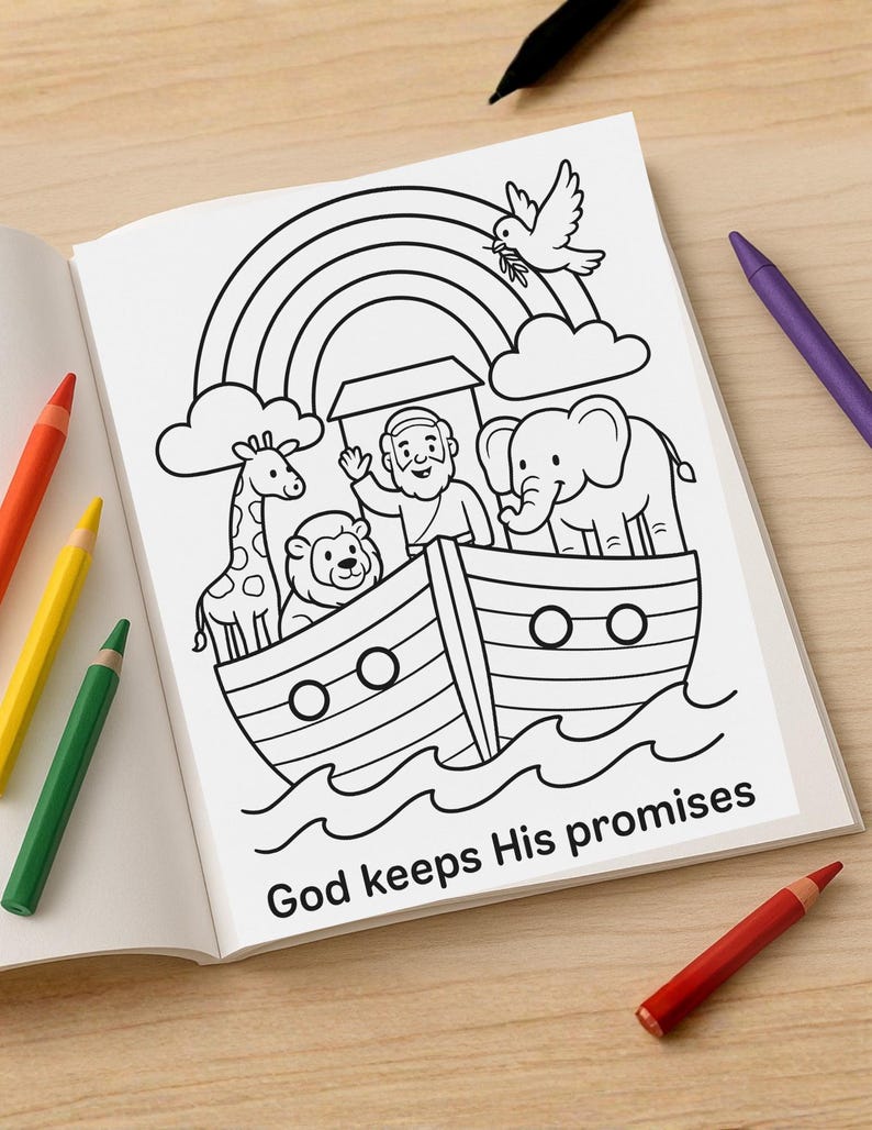 Noah's Ark Kids Activity Pack | Bible Story | Homeschool | Sunday ...