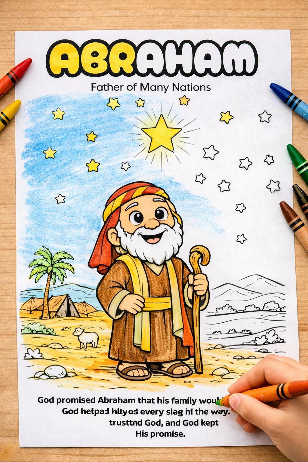 Heroes of the Bible Coloring Book for Kids | Christian Bible Coloring ...