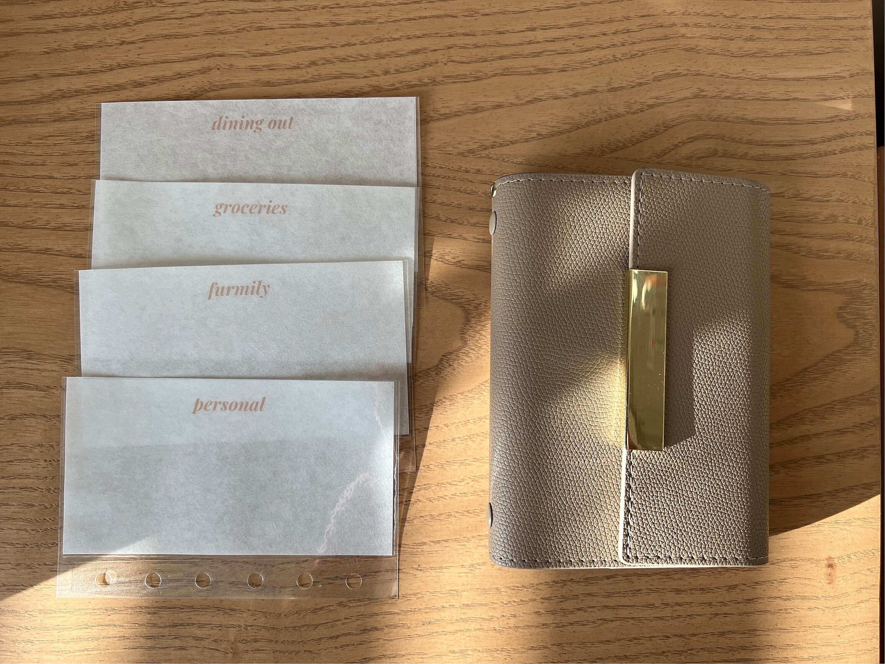 A7 Cash Envelope Wallet / Sinking Funds Binder - Etsy