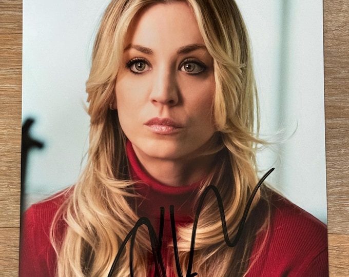 Kaley Cuoco Autograph Signed Photo Signature With COA - Etsy