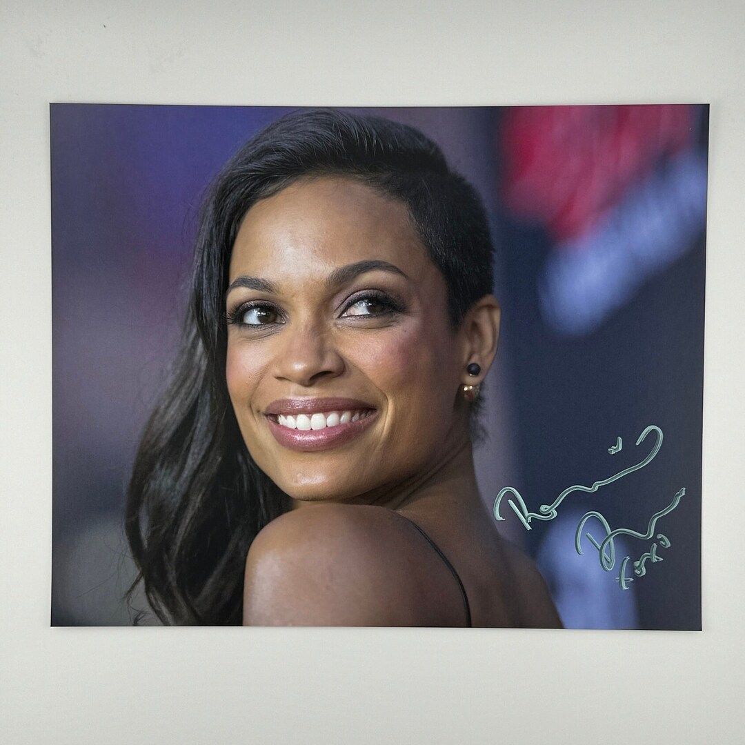Rosario Dawson Autograph | Authentic Signed Photo | Signature With COA ...
